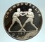 1974 SAMOA UK British Commonwealth Games Boxers Boxing Silver Coin ...