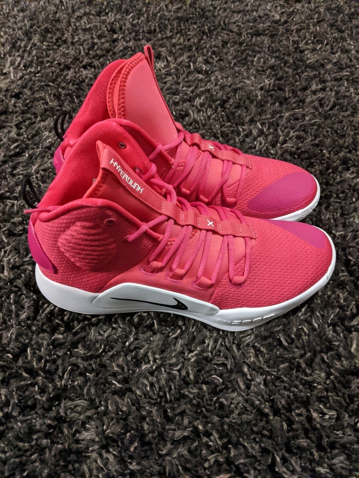 Men's Size 12.5 - Nike HyperDunk X Mid Kay Yow Vivid Pink AT3867-609 | eBay