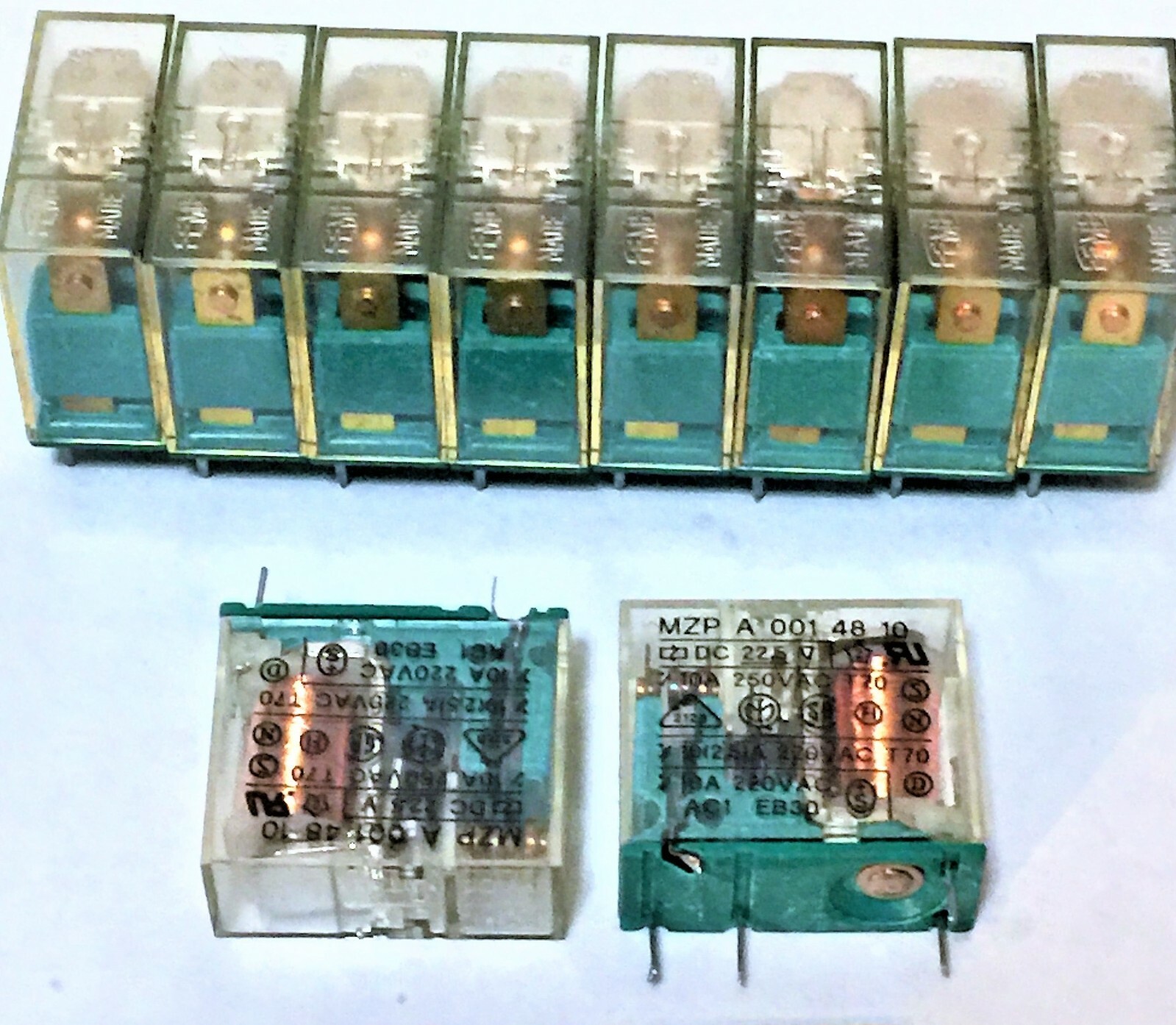 FEME MZP-A-001-48-10 RELAY 22.5 VDC COIL / 220..250VAC /10A CONTACT | eBay