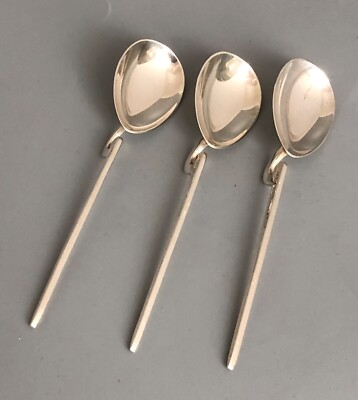 Antique Roman Style Silver Spoons Turner Birmingham 1973 29g AZX | eBay