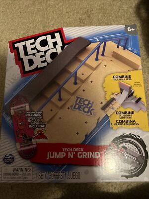Tech Deck Jump N' Grind Set Exclusive Board Included X Connect Park ...