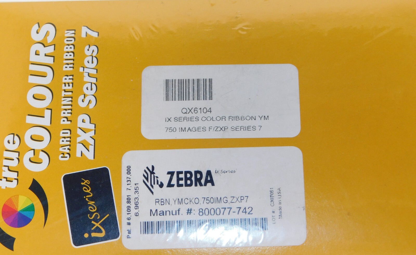 Zebra 800077-742 ID Card Printer YMCKO Ribbon for sale online | eBay