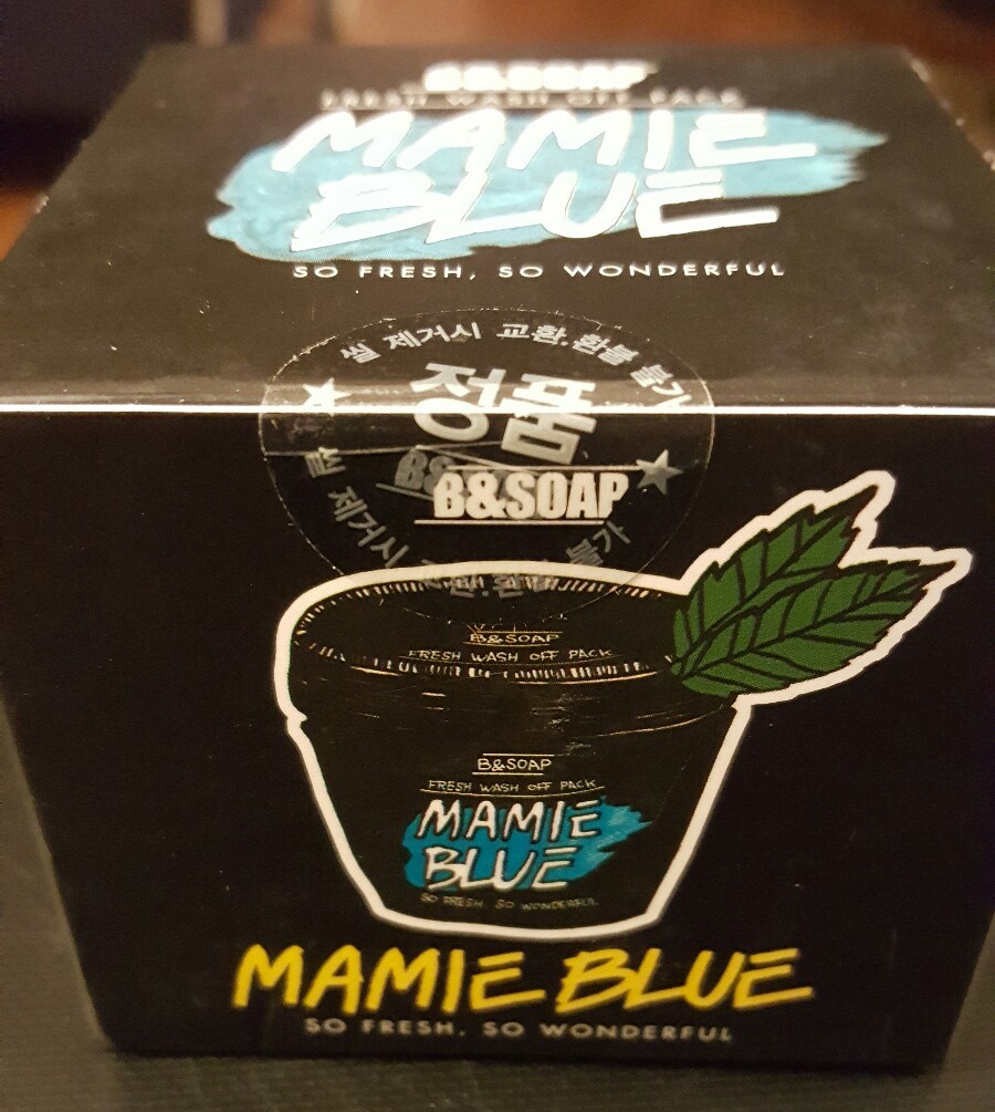 B & SOAP Mamie Blue Fresh Wash Off Pack BRAND NEW IN BOX! 4.6 Oz 130g ...