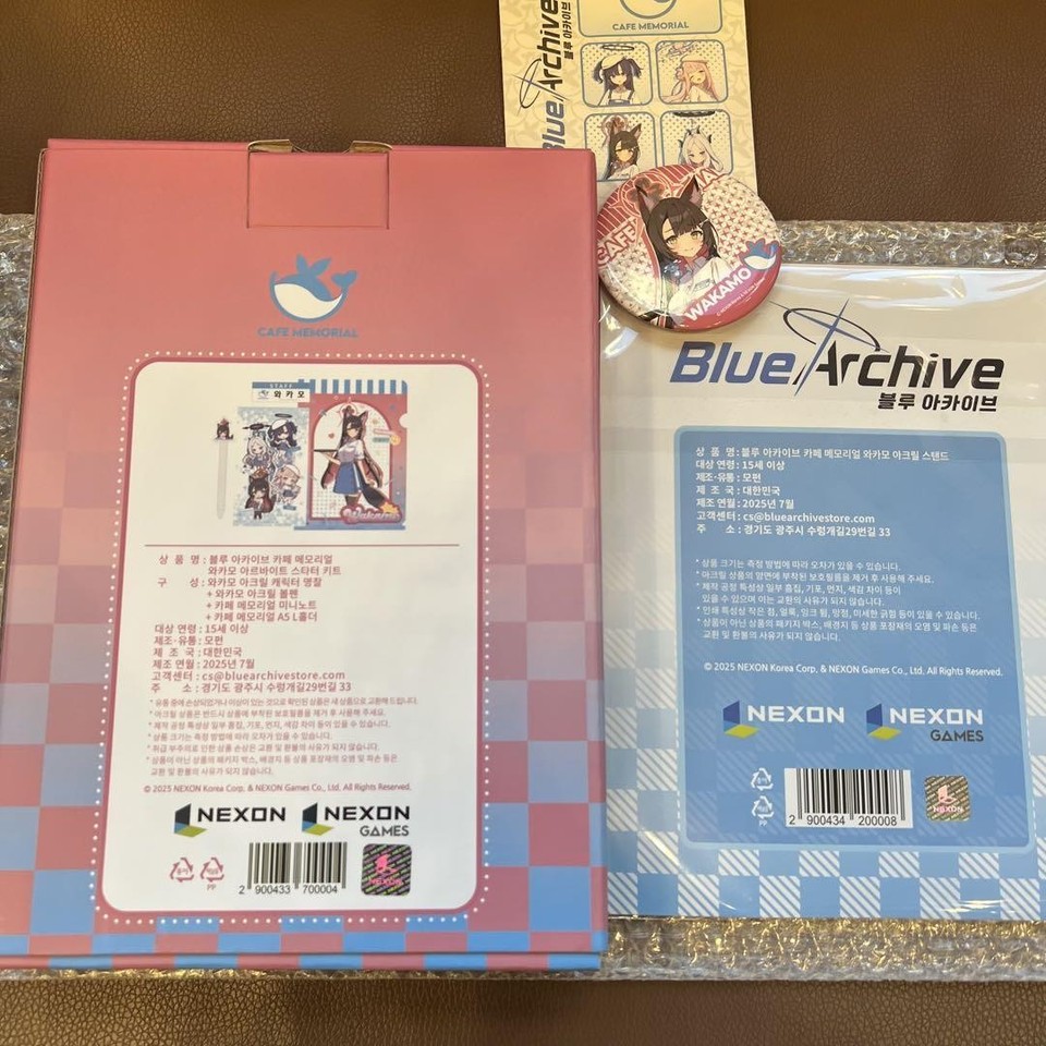 Blue Archive Cafe Memorial Bull Acsta Wakamo Set | eBay UK