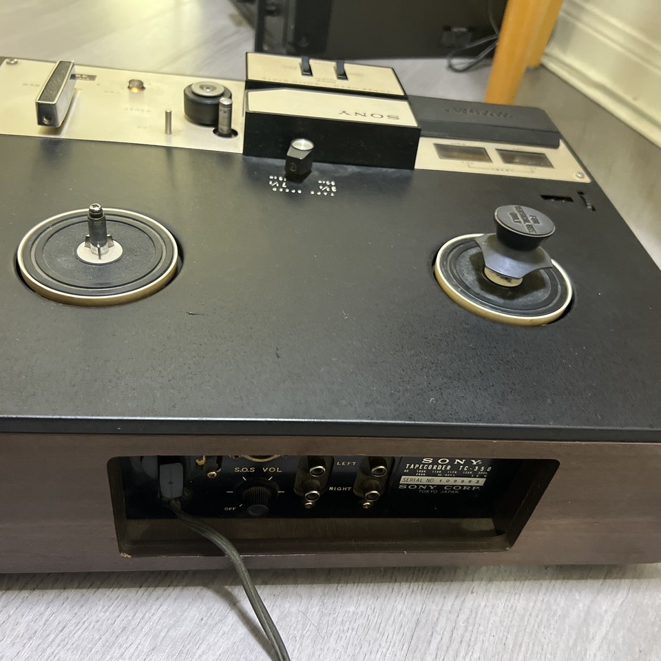 Vintage Sony TC-350 Solid State Stereo Reel to Reel Tape Player ...