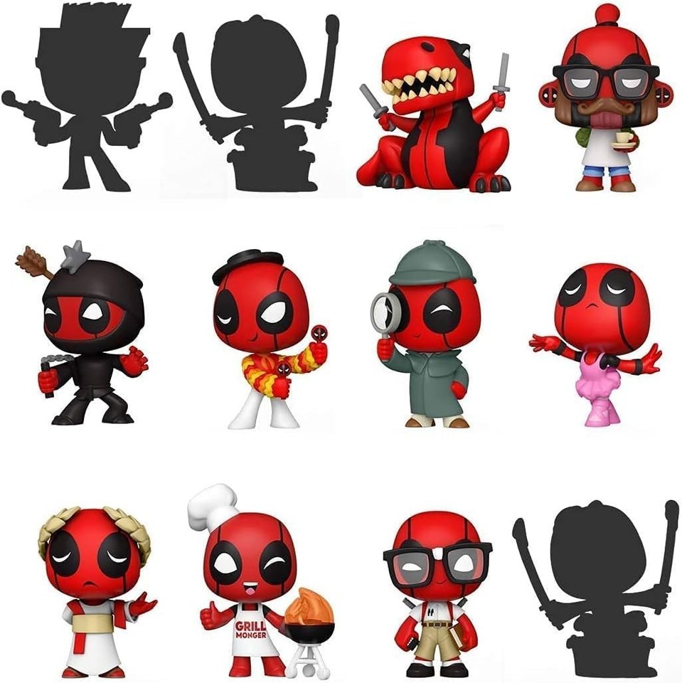 Funko Mystery Mini: Marvel Deadpool 30th - 1 Of 12 to Collect - Styles ...