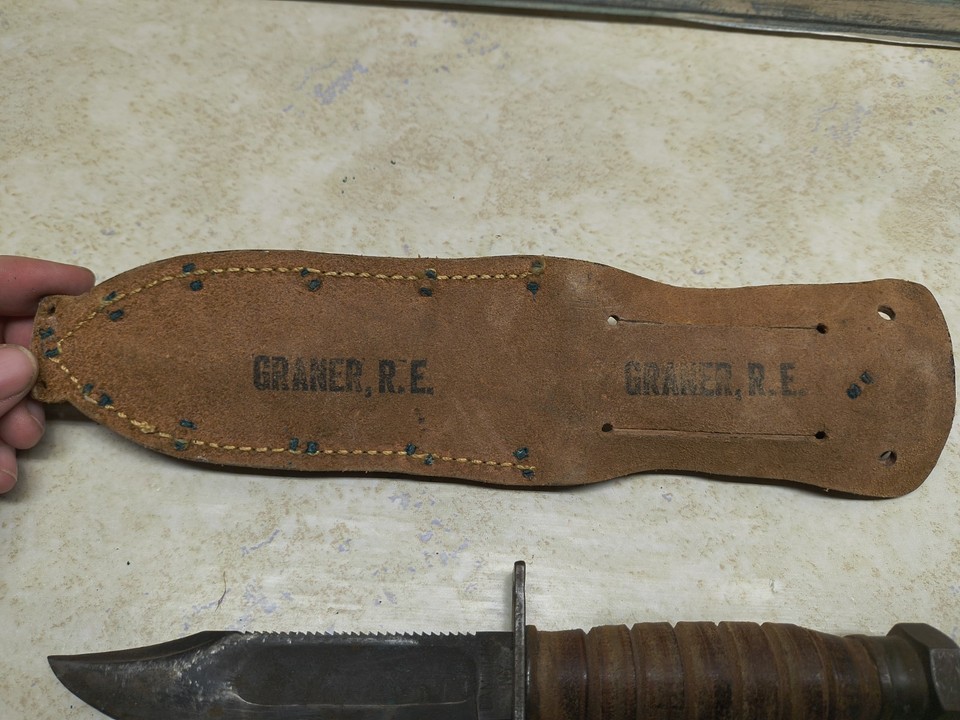 Camillus NY US Vietnam War Era 1961-1966 Pilot Survival Knife w ...
