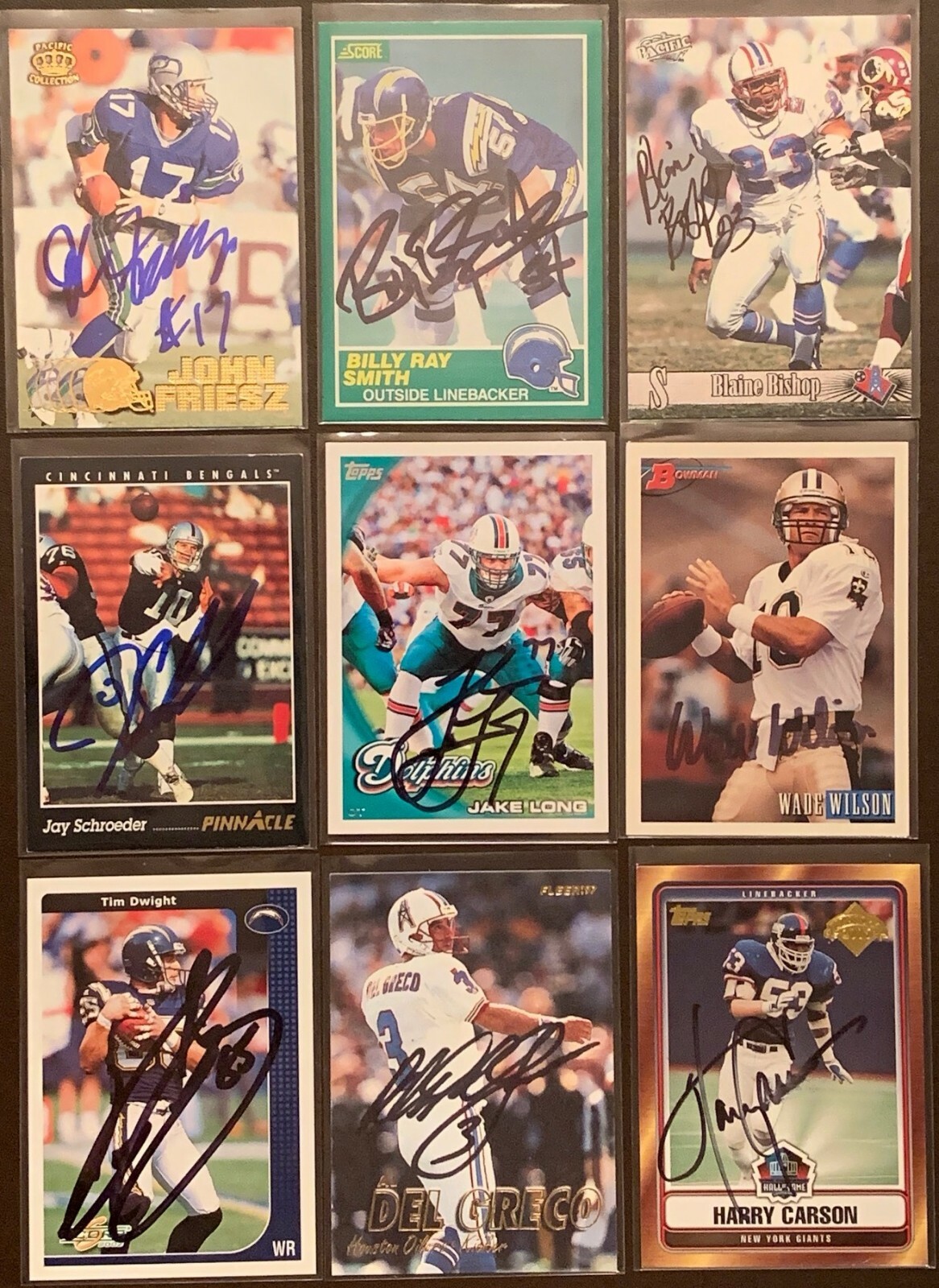 JOHN FRiESZ Seattle Seahawks - Idaho 1997 Pacific SIGNED / AUTOGRAPH ...