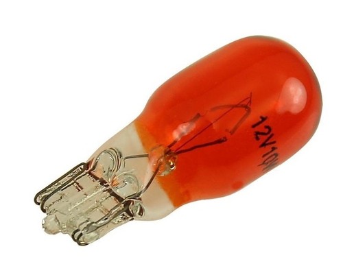 12V 10W T13 WEDGE ORANGE BULB CAR MOTO LAMP PANEL LIGHT DASHBOARD ...