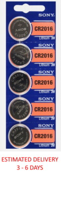 Sony Murata CR2016 Keyless Entry Car Remote Key Fob Battery 5 Pkg | eBay