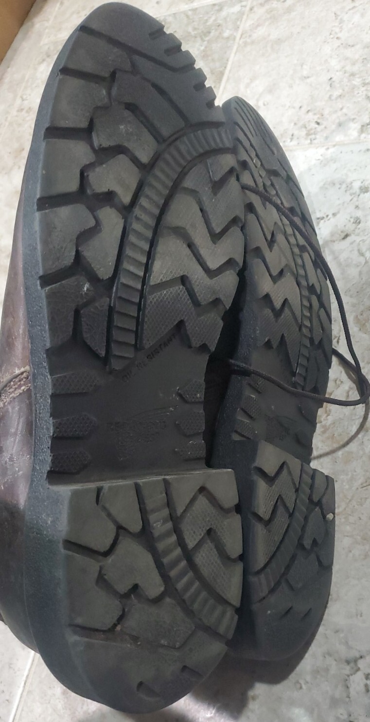 Red Wing 912 Safety Toe 6" Leather Work Boot USA Men'… - Gem