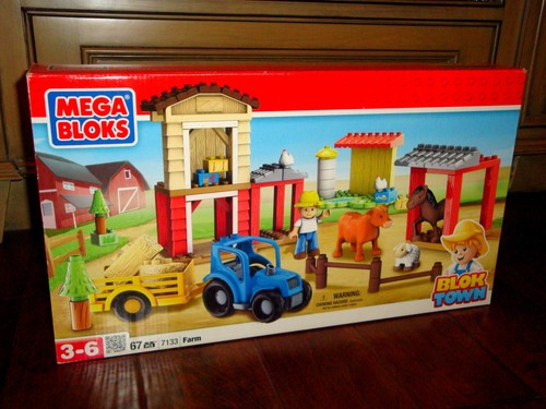Mega Bloks Farm BRAND NEW SEALED 67 Pieces Blok Town 7133 Ages 3-6 | eBay