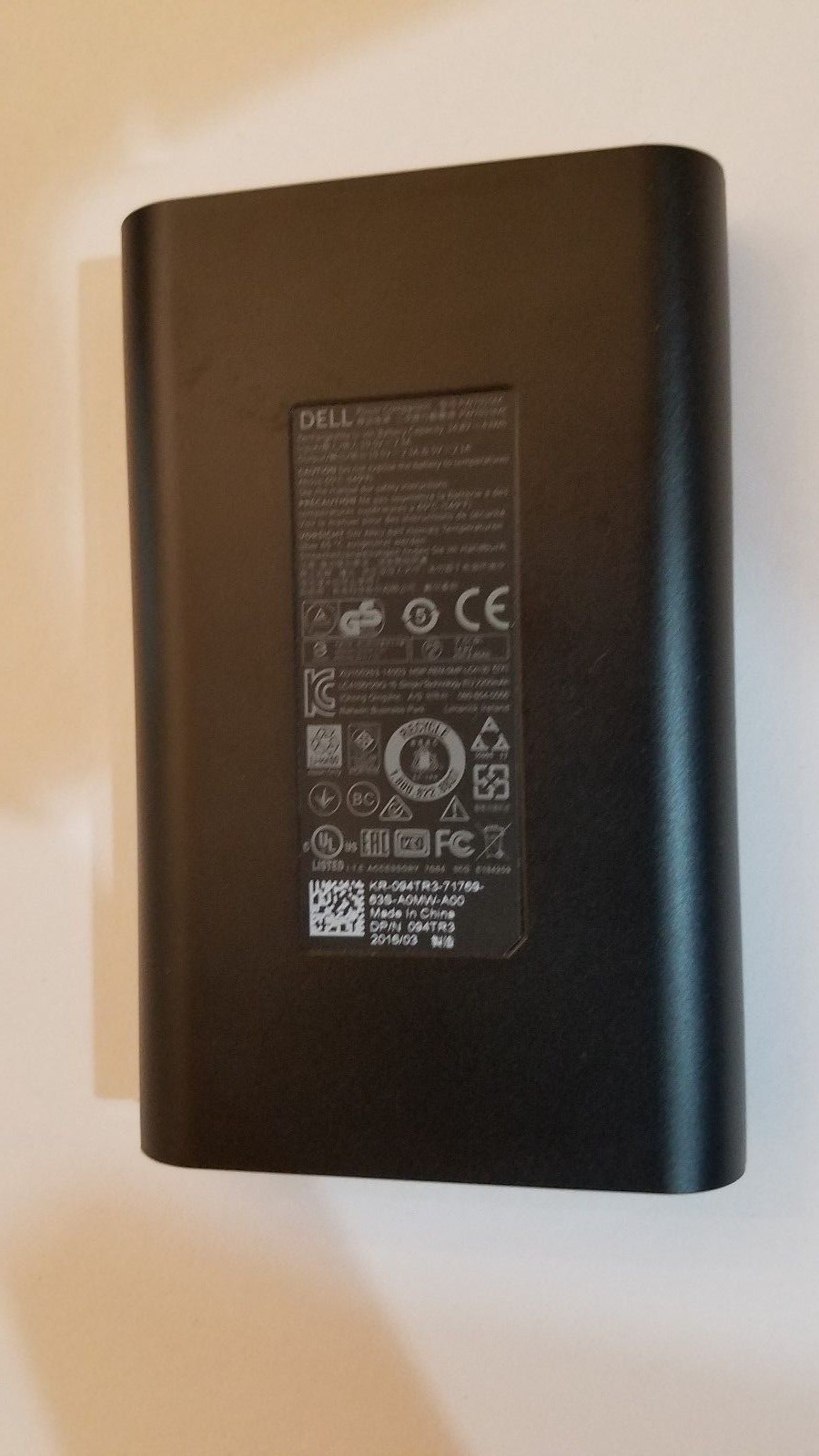New - PW7015M Dell Power Companion External Battery Pack 4-Cell 12000 ...