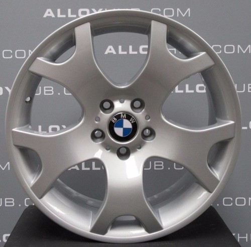 GENUINE BMW X5 E53 TIGER CLAW STYLE 63 SILVER 19"INCH ALLOY WHEELS X4 ...