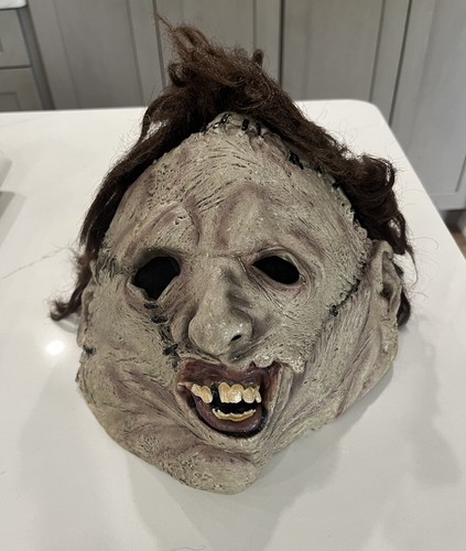 Vintage Texas Chainsaw Massacre Leatherface Mask RARE Retro 2000s | eBay