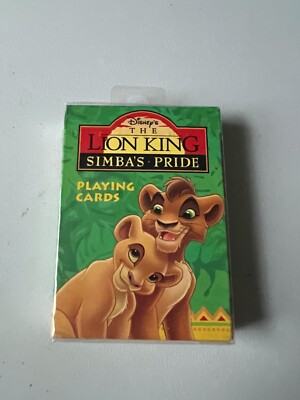 Vintage DISNEY The Lion King Simba's Pride Playing Cards Factory Sealed ...