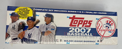 2007 Topps Baseball New York Yankees Edition Complete Factory Sealed ...