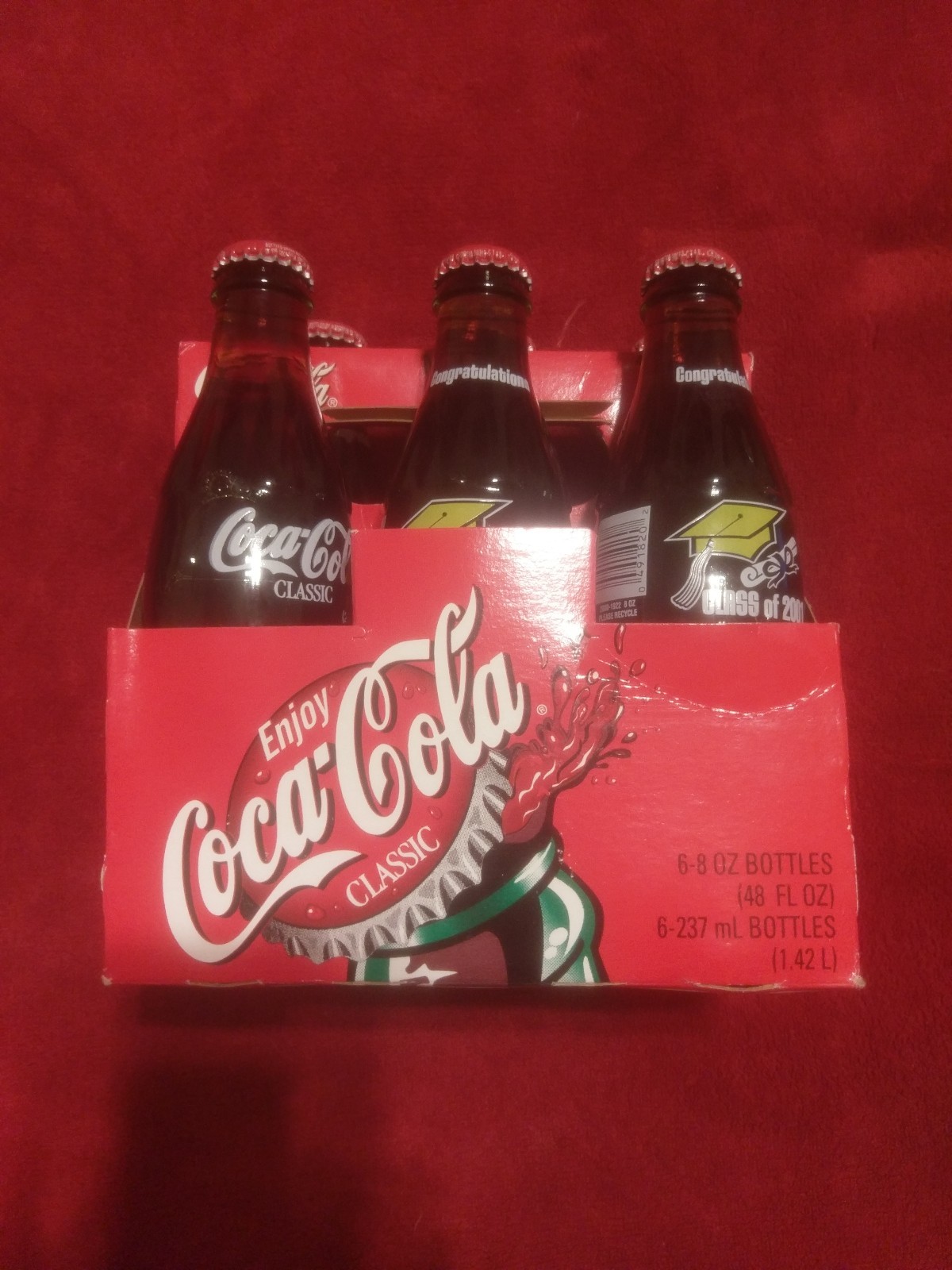 COCA-COLA CLASS OF 2001 SIX PACK WITH CASE | eBay