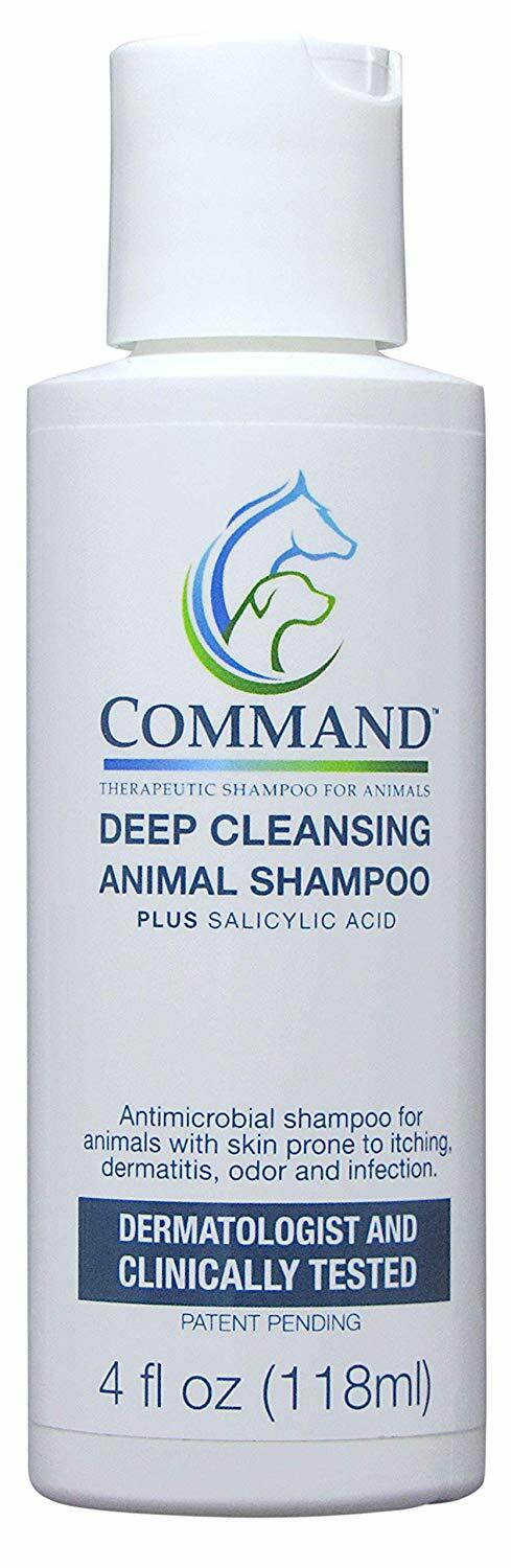 Command Deep Cleansing Animal Shampoo w/ Salicylic Acid & Clinically ...