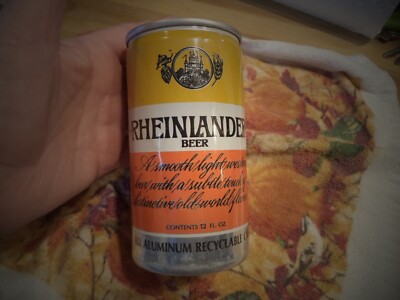 RHEINLANDER BEER 12 OZ ALUMINUM BEER CAN RHEINLANDER BREWING SEATTLE WA ...