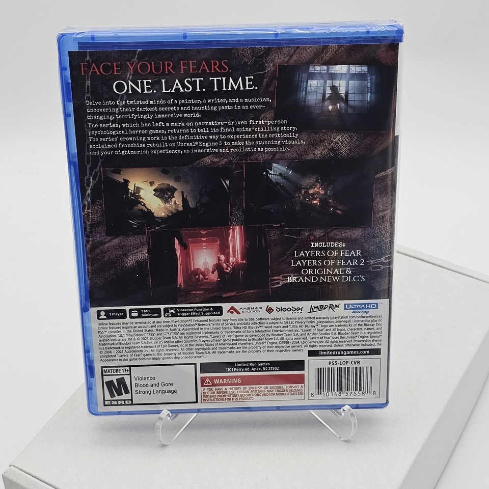 Horror Reimagined Layers Of Fear Sony PlayStation 5 Brand New PS5 LRG ...