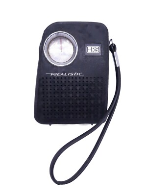 Vintage Realistic RS AM Radio Solid State Radio Shack Pocket Radio 1970 ...