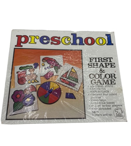 Vintage Preschool First Shape and Color Game - American Publishing New ...