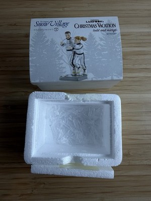 (((BOX ONLY!!)) DEPT 56 TODD & MARGO JOGGING NATIONAL LAPOON CHRISTMAS ...