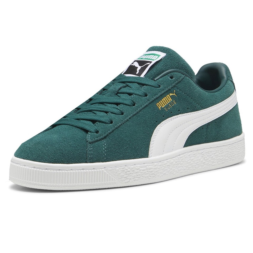 PUMA Suede Classic Lace Up Mens Green Sneakers Casual Shoes 39978115 | eBay