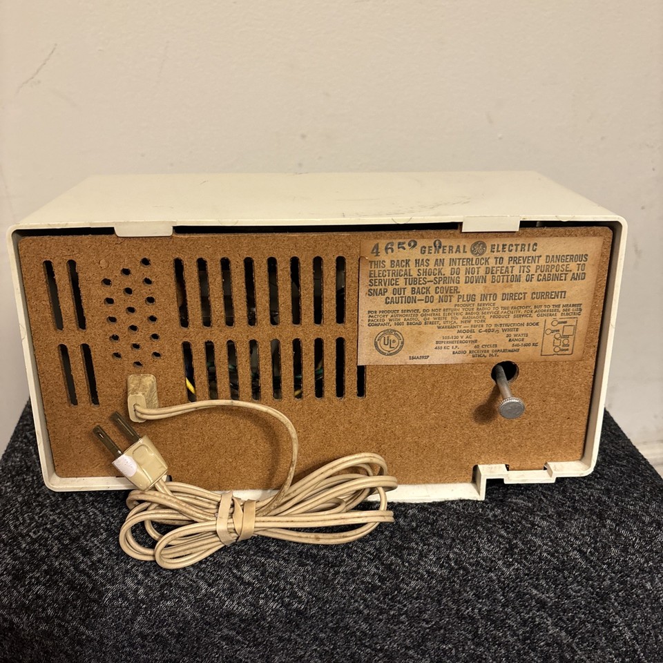 GE General Electric Model C403 Vintage 1960s Clock Radio WORKS ! | eBay