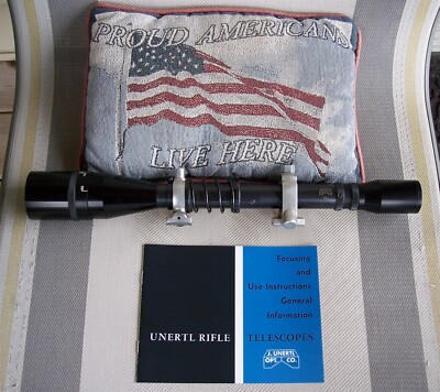 J Unertl Bench Rest, Target Rifle Scope 8X ~USA~ | eBay