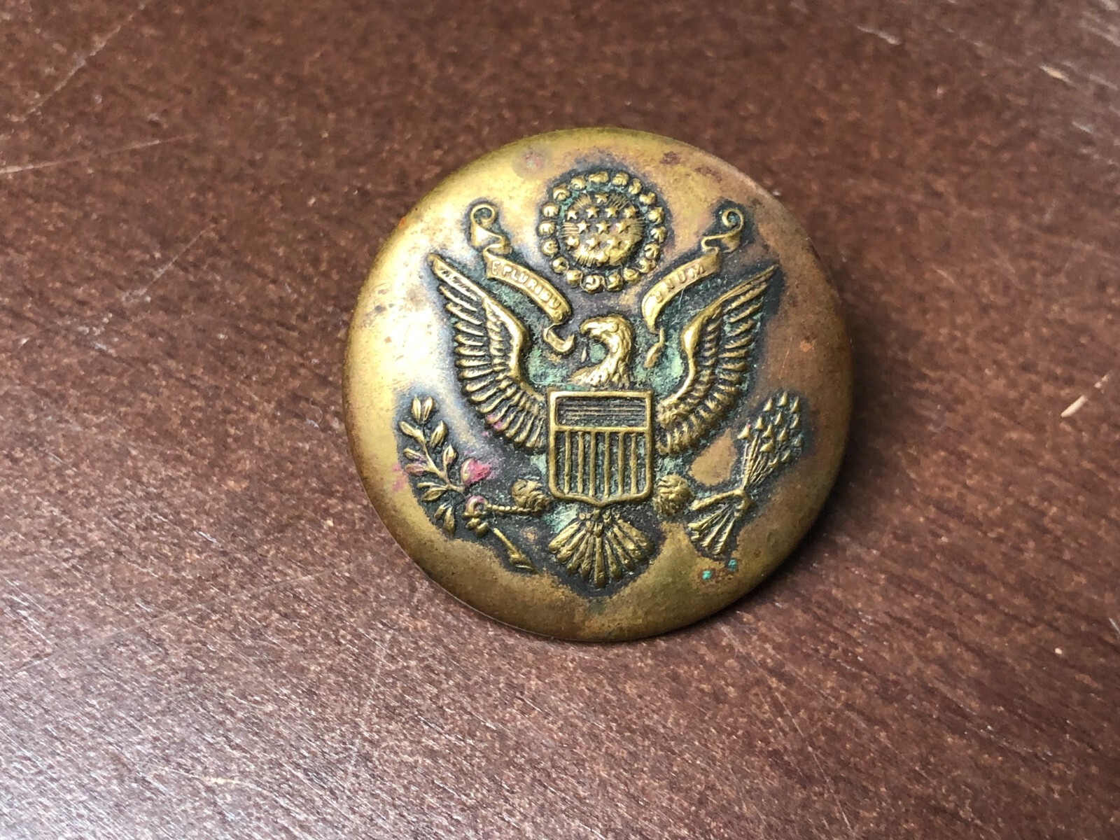 Early Original U.S Army Button Sigmund Eisner Red Bank 1 1/8 " | eBay