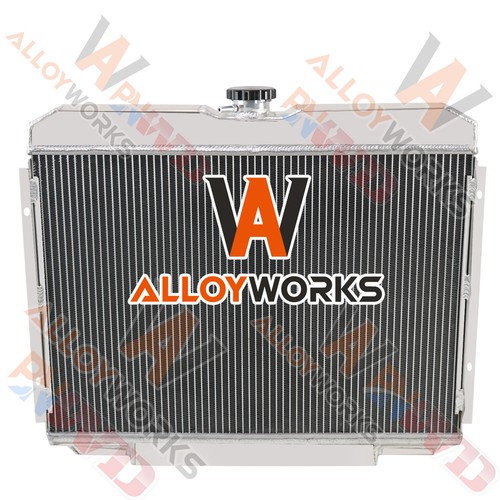 3 Row Aluminum Radiator For 1967-1970 Ford Mustang/Mercury Cougar V8 ...