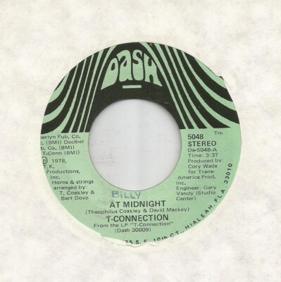 T-CONNECTION - AT MIDNIGHT / PLAYIN' GAMES - USA - 7"- 1978 | eBay