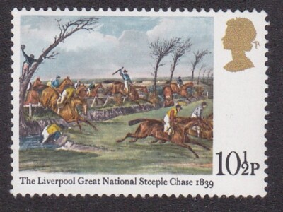 GB 1979 Horse Racing Liverpool Great National Chase 10.5p MNH Stamp | eBay