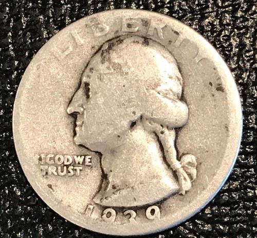 VINTAGE 1939 D SILVER WASHINGTON QUARTER-OLD US COIN-SEP122 | eBay