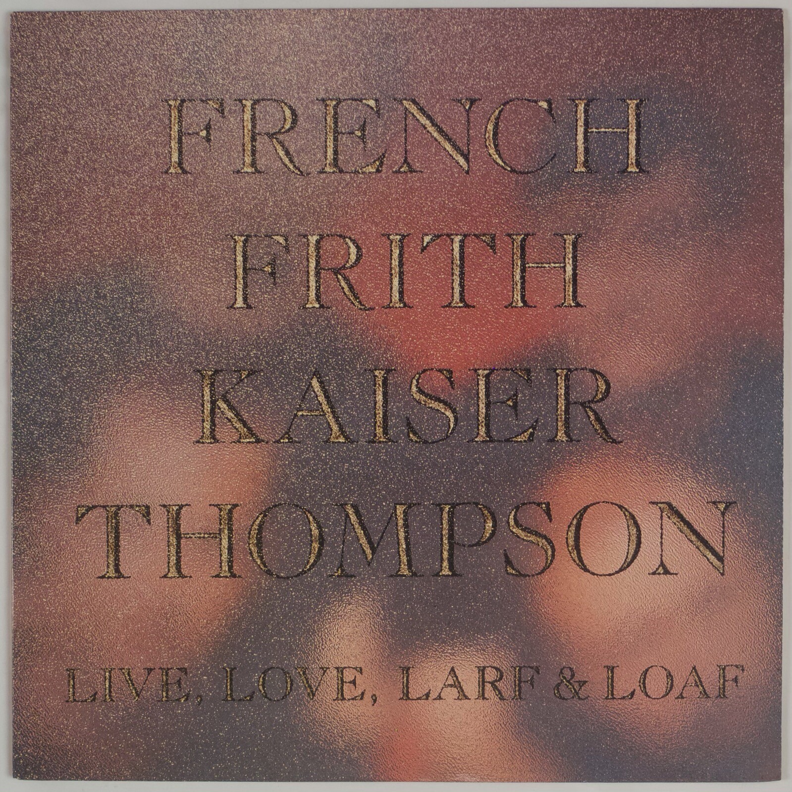 FRENCH, FRITH, KAISER, THOMPSON: Live Love Larg & Loaf Rhino Fred Art ...