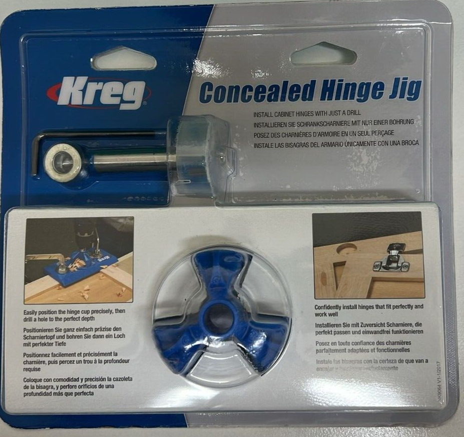Kreg KHI-Hinge-INT Hardware Jig - Blue for sale online | eBay