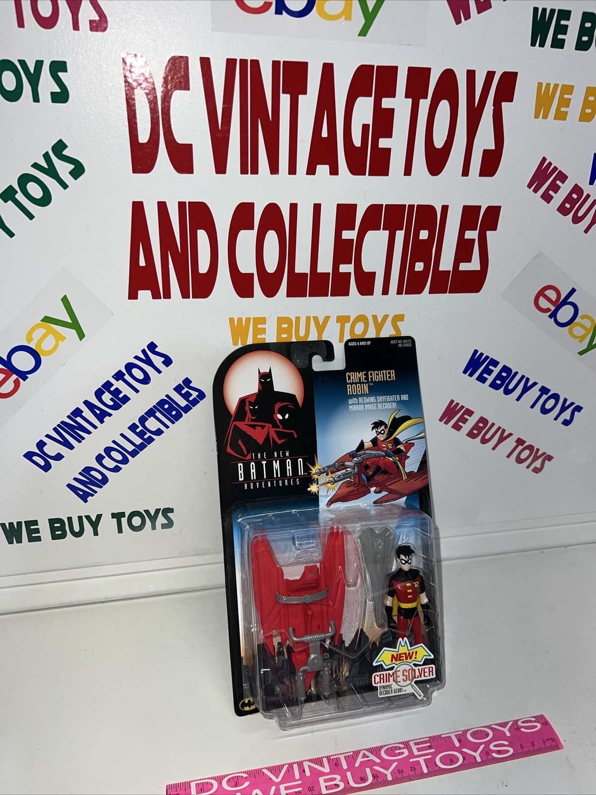 The New Batman Adventures Crime Fighter Robin Figure 1997 Kenner MOC 🦇 ...