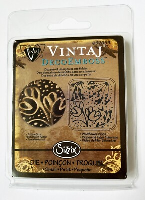 Sizzix Wildflower Vine DecoEmboss die #657659 Retail $14.99 Vintaj ...