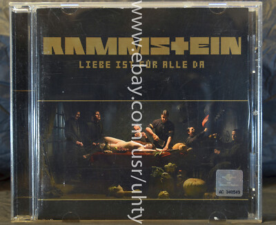 RAMMSTEIN LIFAD 2009 RARE ORIGINAL CD GERMAN POETIC INDUSTRIAL METAL ...