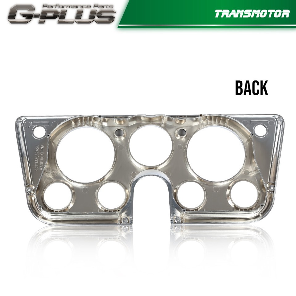 Fit For 1967-1972 Chevy C10 Truck Dash Bezel Chrome 7 Hole Plastic Part ...