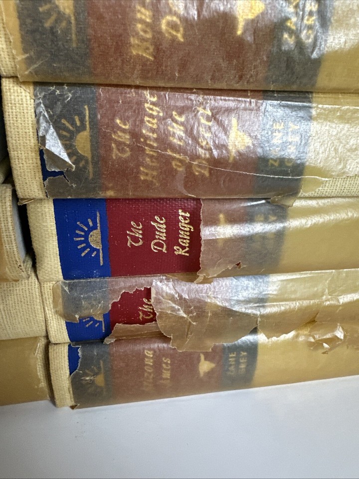 Lot of 30 Zane Grey Western Cowboy Novels Walter J Black Hardcover Set ...