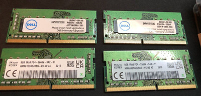 Dell DDR4 8GB RAM Laptop Memory SNPHYXPXC/8G 1Rx8 SODIMM 2666MHz ...