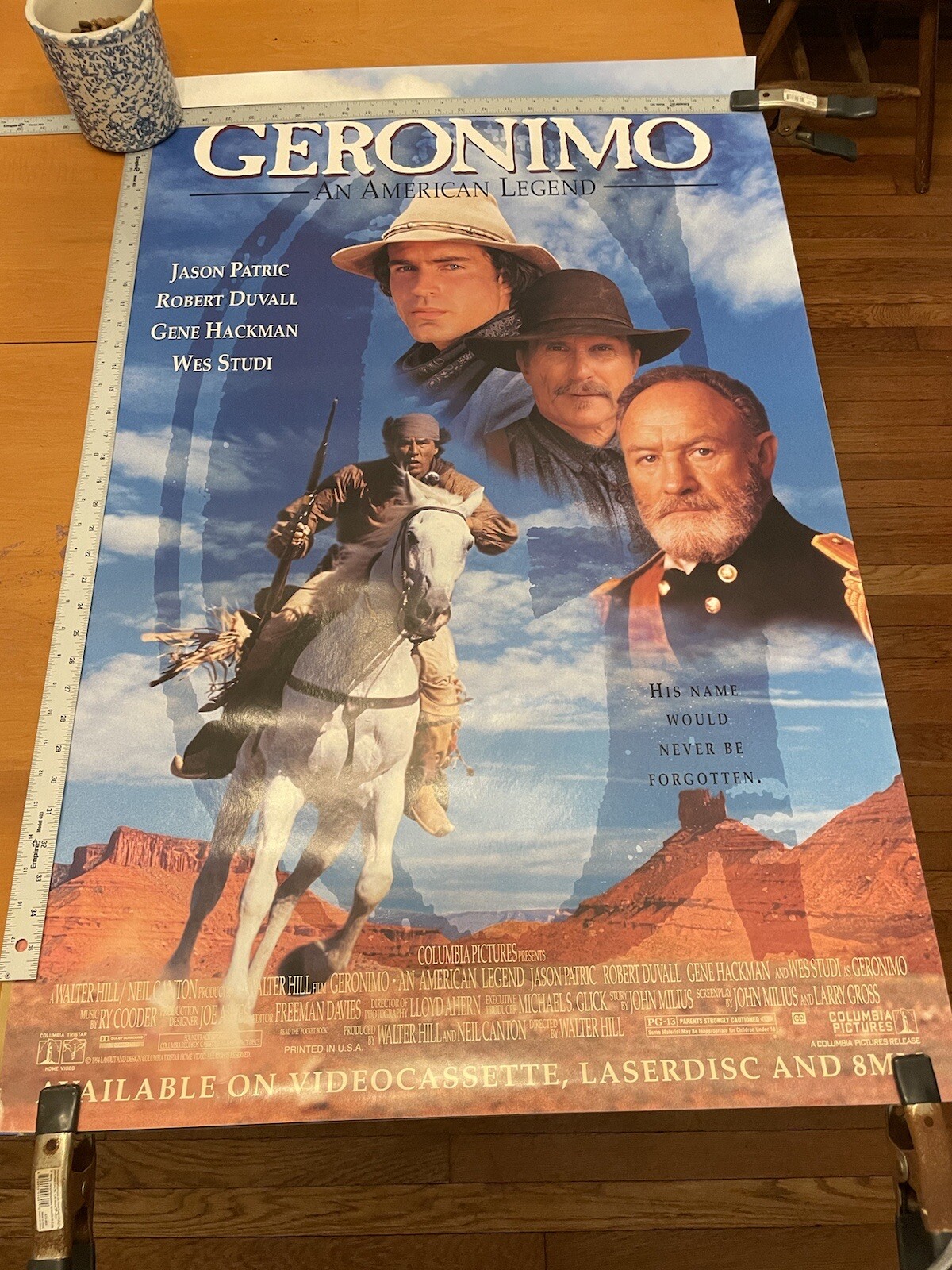 GERONIMO movie poster NEW ORIGINAL SS 27x40 *READ DESCRIPTION* | eBay