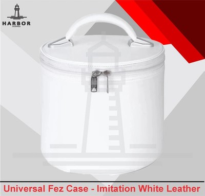 New Universal Fez Case - Imitation WhiteLeather Masonic Freemason ...
