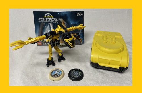 LEGO 8504 TECHNIC Throwbot/Slizer Jet 100% - Complete w/Instructions ...