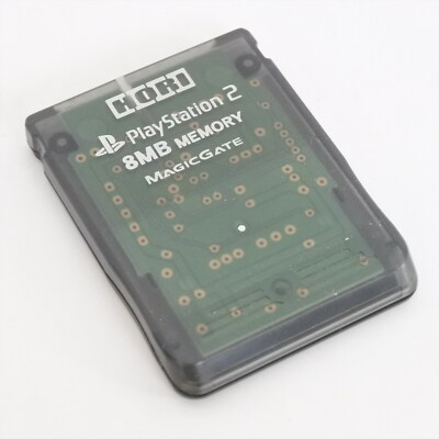 PS2 Memory Card 8MB HORI Clear Grey Playstation 2 Made in JAPAN 1538 | eBay
