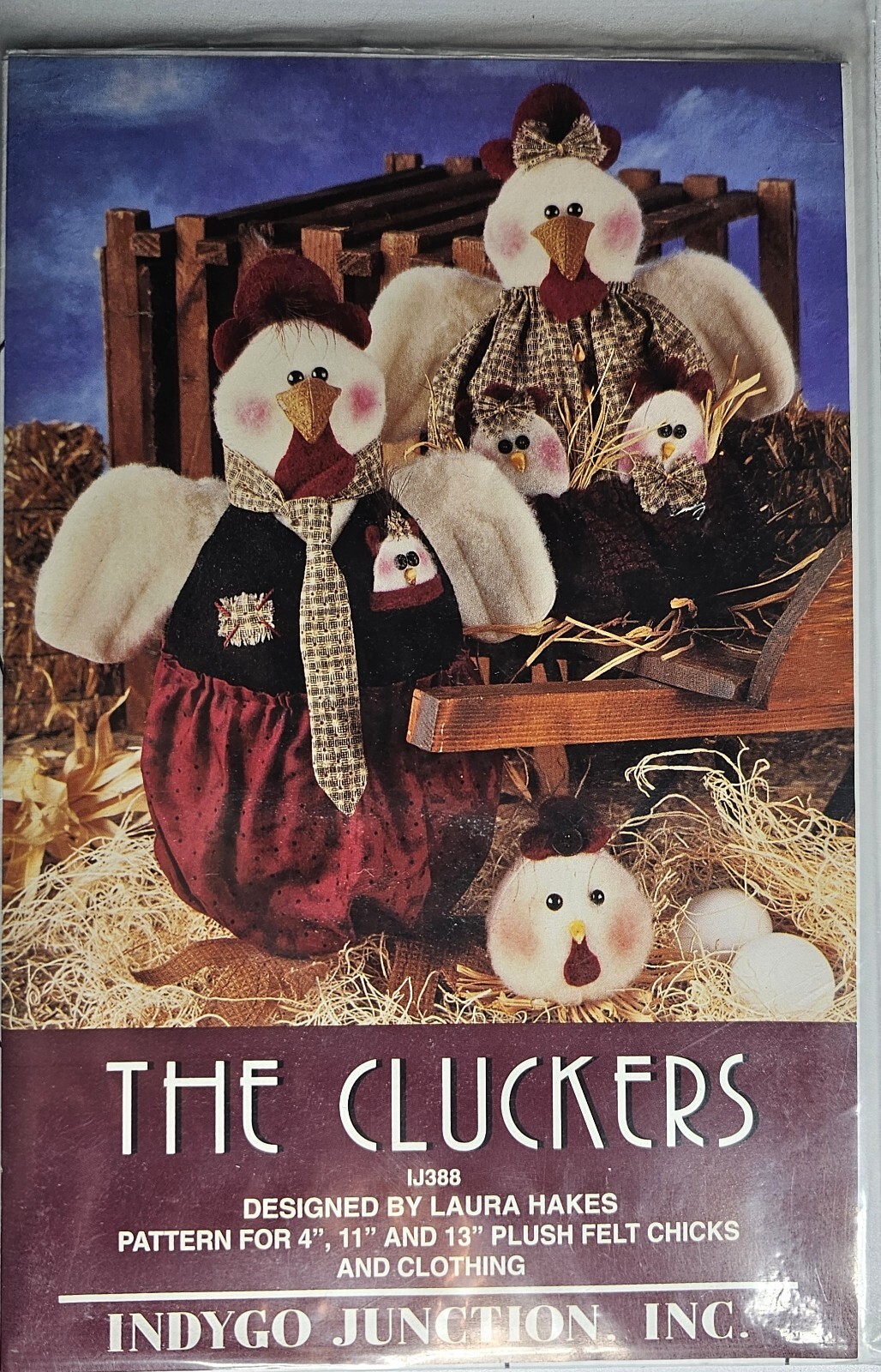 Indygo Junction The Cluckers- 4", 11", 13" Chicks And Clothes VTG '96 ...