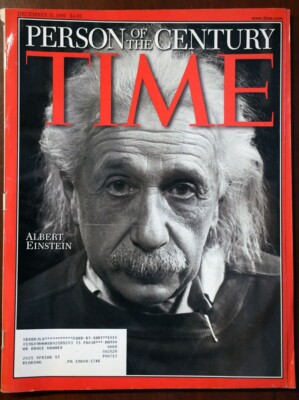 TIME Magazine December 31, 1999 ALBERT EINSTEIN Cover PERSON OF THE ...